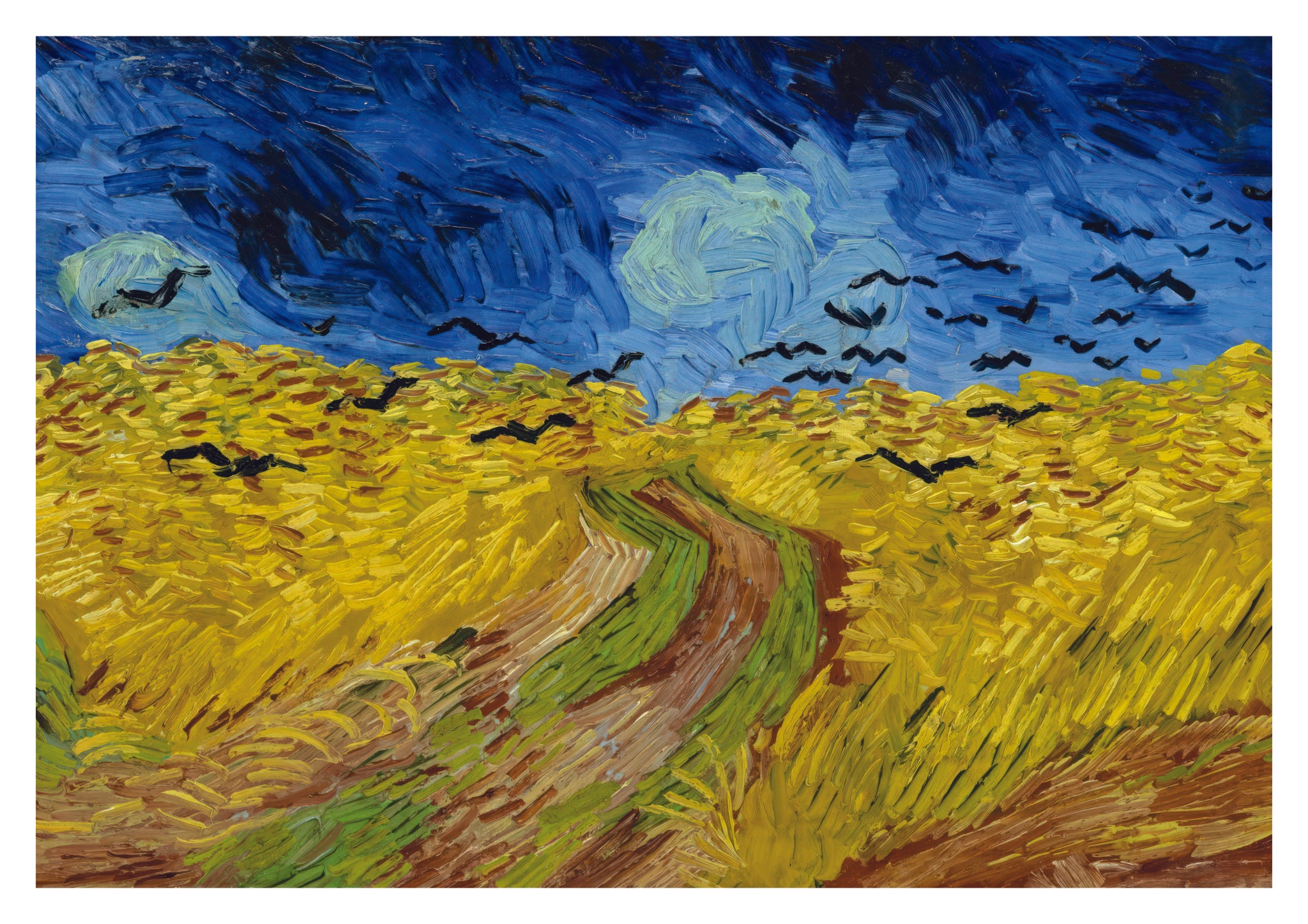 Wheatfield with Crows - Vincent van Gogh | Art | Framed Prints ...