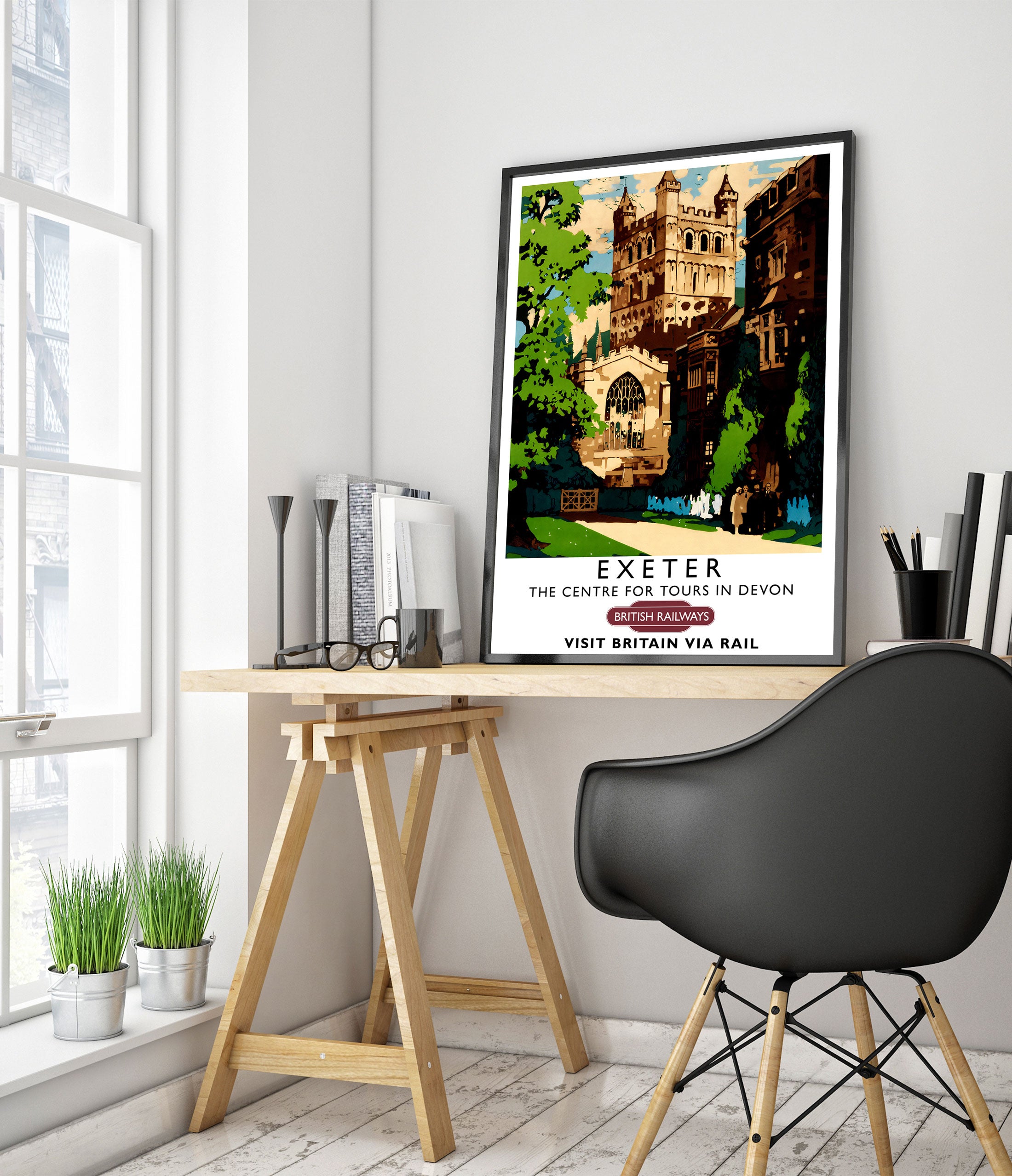 Exeter - British Railways | UK Travel | Framed Prints & Posters – Animato