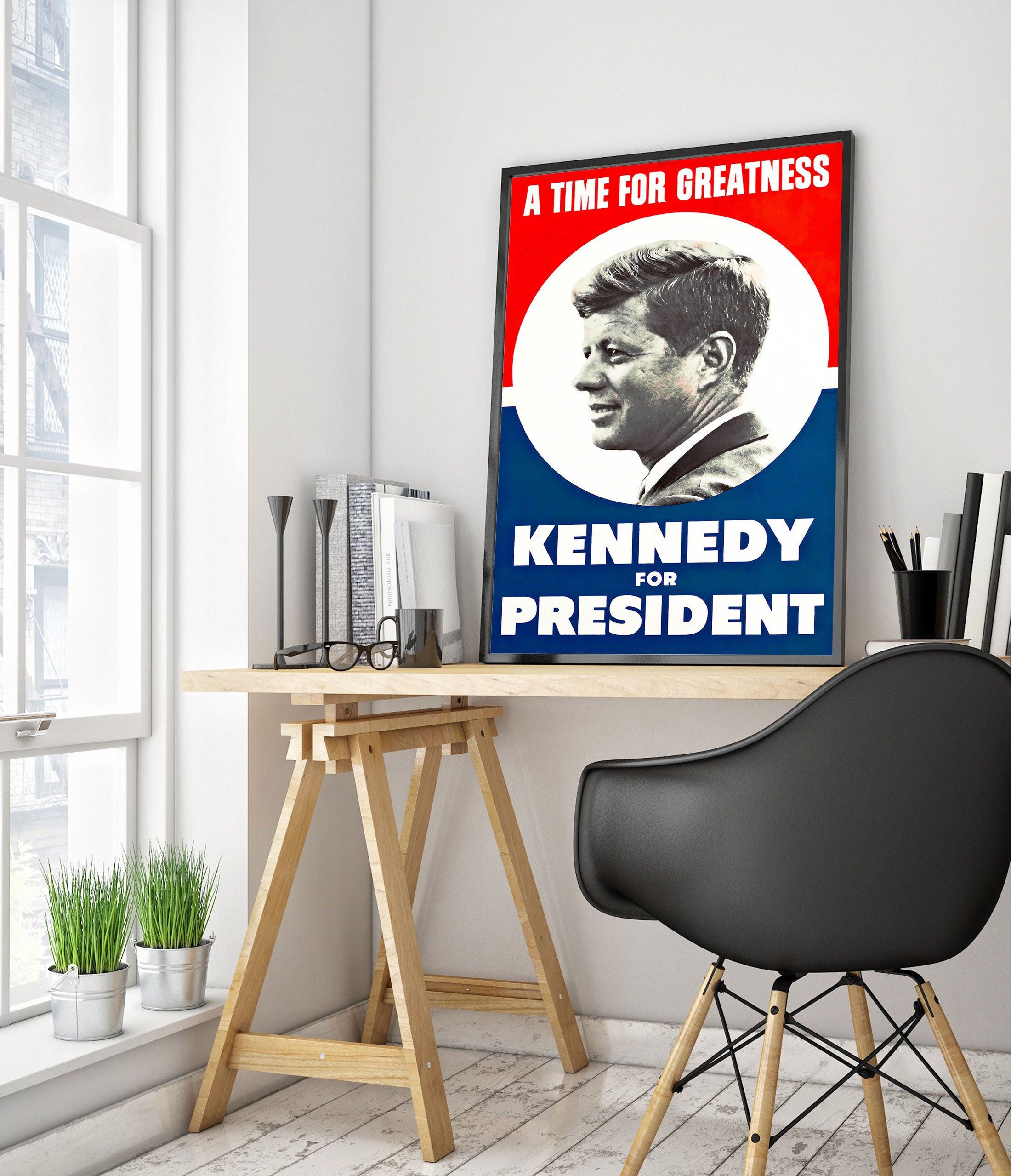 Kennedy for President - Propaganda | Vintage | Framed Prints & Posters ...
