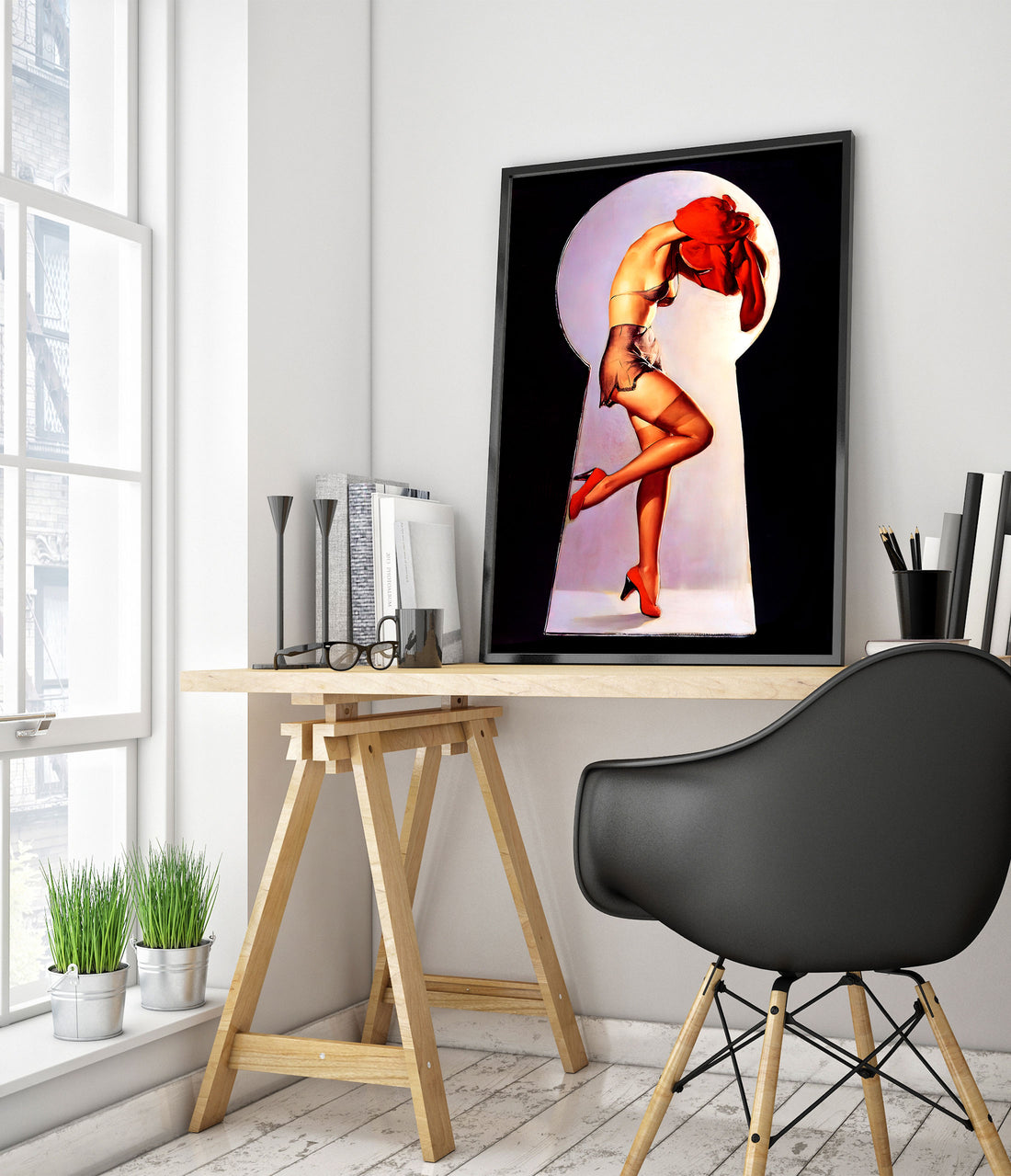 Peek a View - Pin-Ups | Vintage Ads | Framed Prints & Posters – Animato