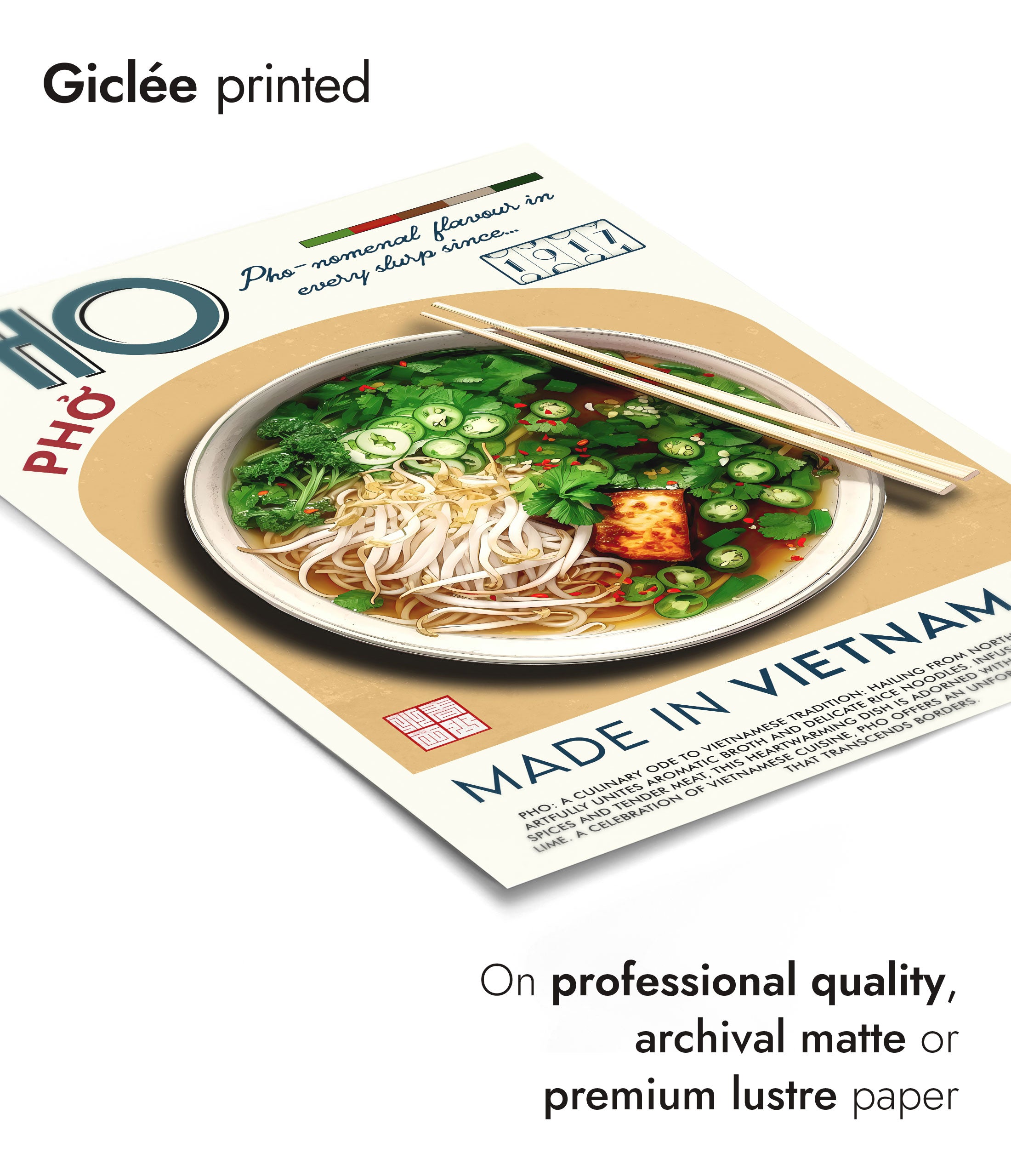 Pho - Vietnamese Cuisine | Vietnamese Cuisine | Framed Prints & Posters ...