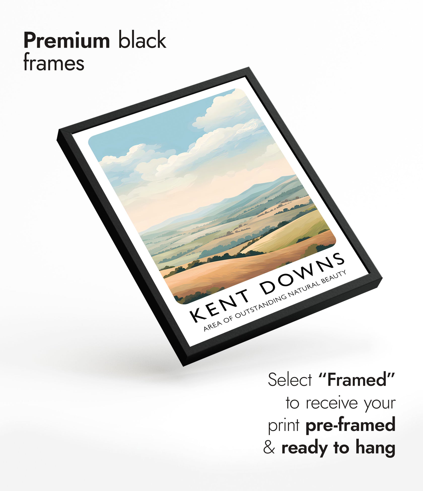 Kent Downs - AONB | UK Travel | Framed Prints & Posters – Animato