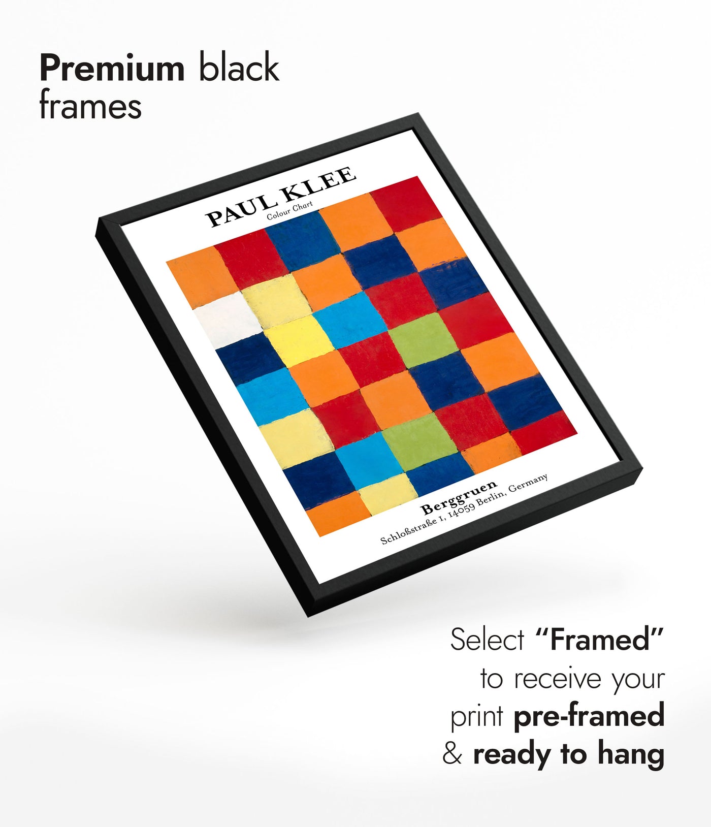 Colour Chart - Paul Klee | Art | Framed Prints & Posters – Animato
