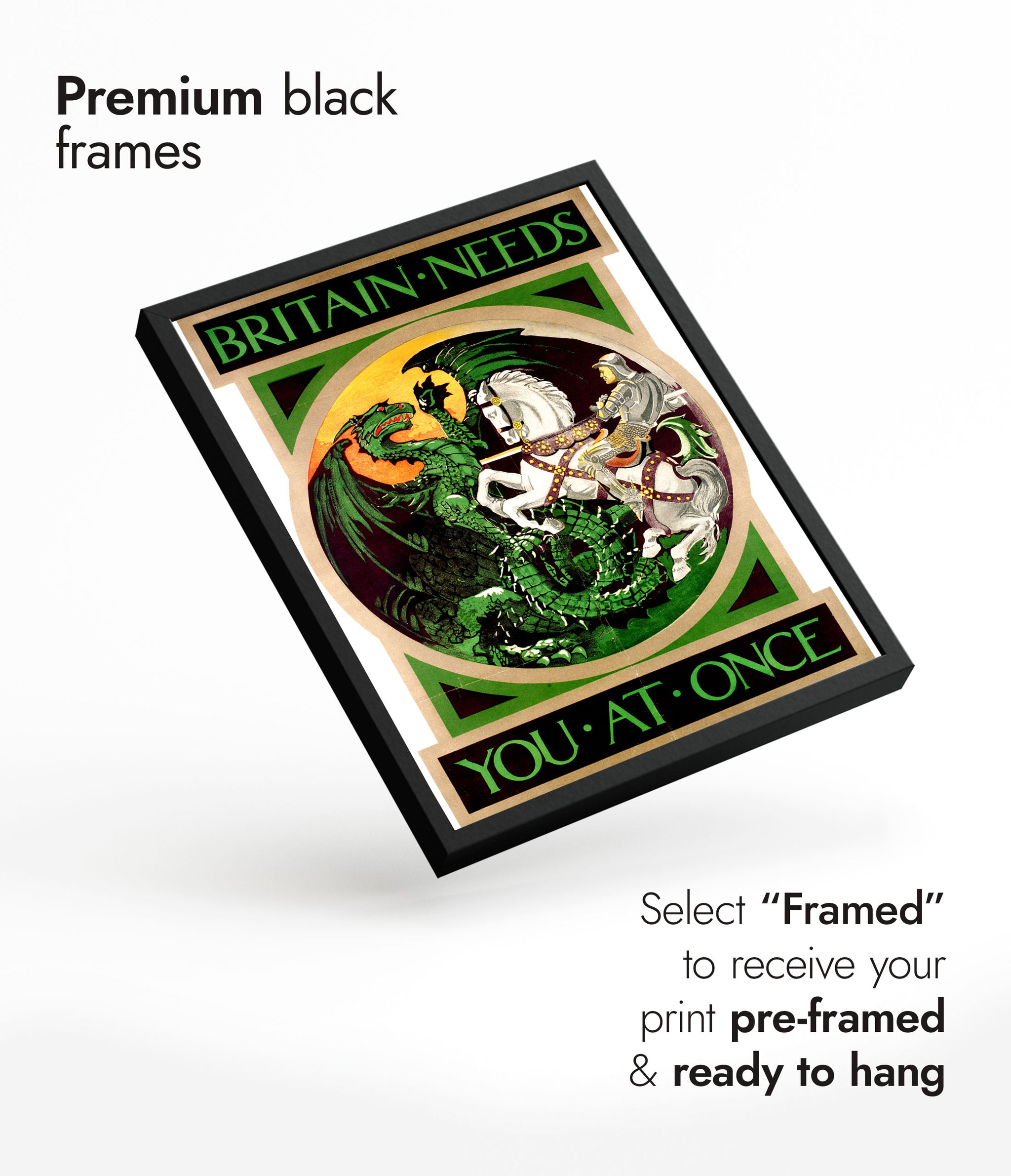 Spirit of Britain - Propaganda | Vintage | Framed Prints & Posters ...