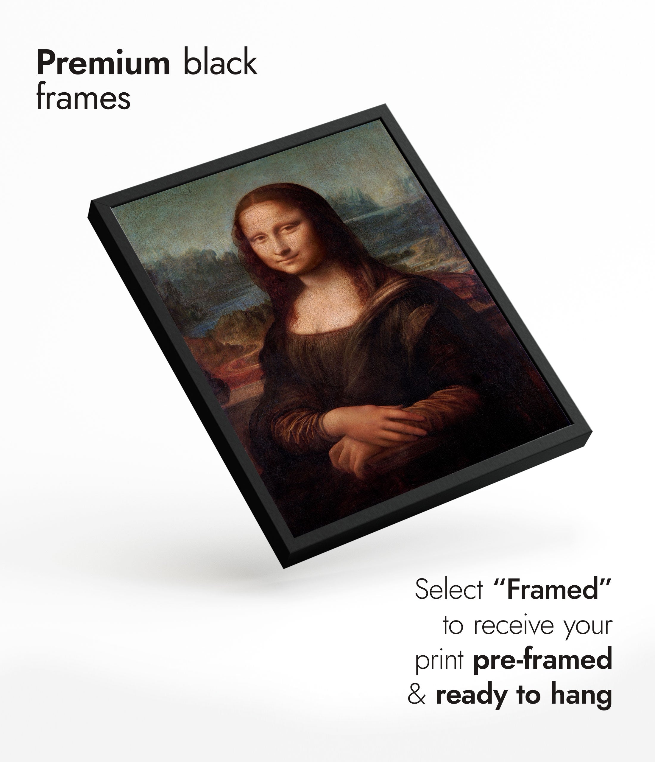 Mona Lisa - Leonardo da Vinci | Masterpieces | Framed Prints & Posters ...