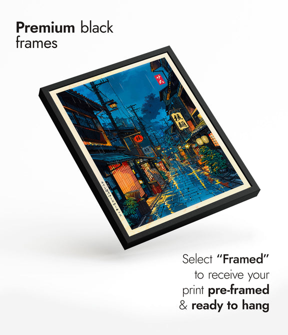 Tokyo Tea House | Cartoon, Japanese | Framed Prints & Posters – Animato