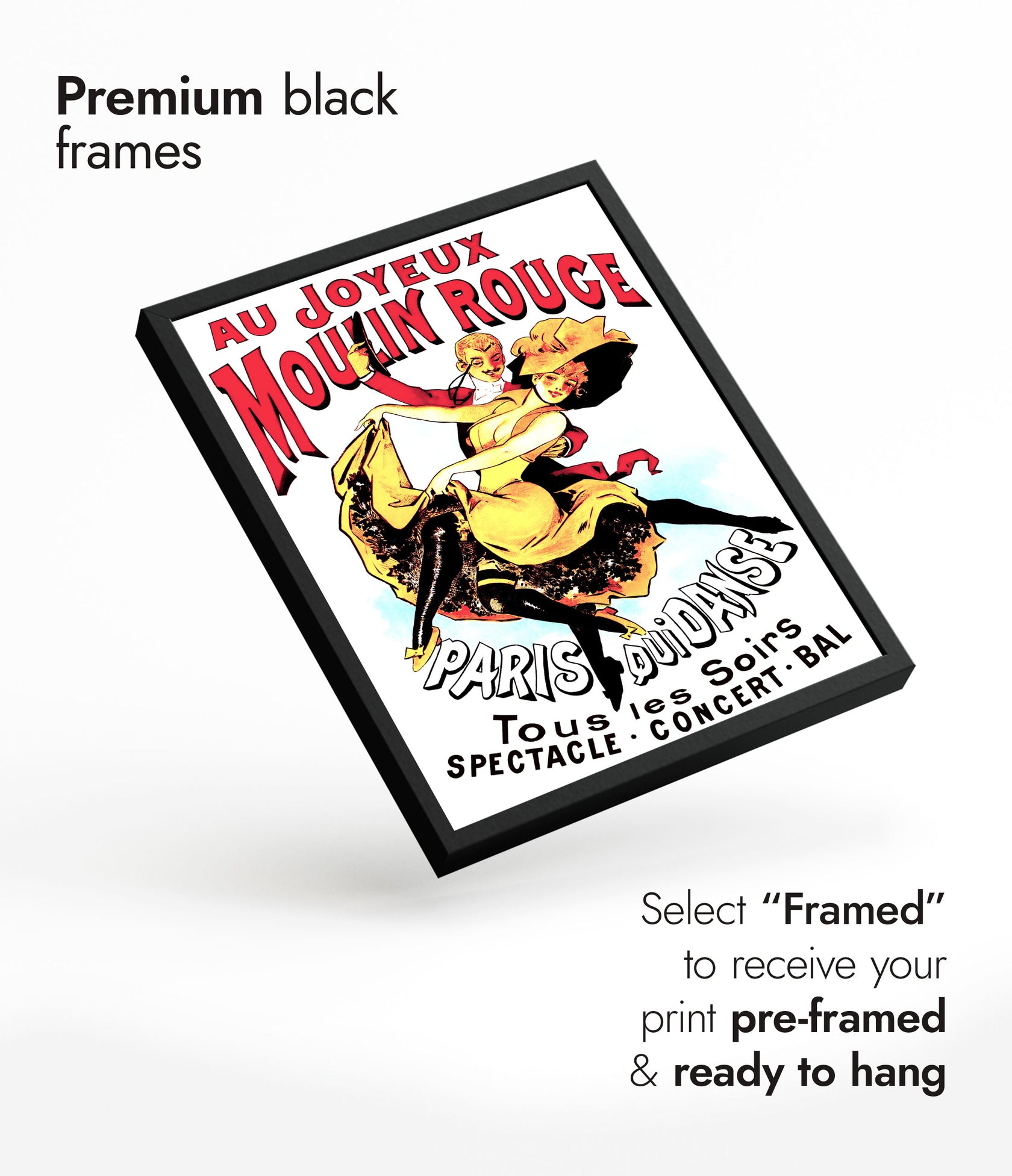 Mulan Rouge - Cabaret | Vintage Ads | Framed Prints & Posters – Animato