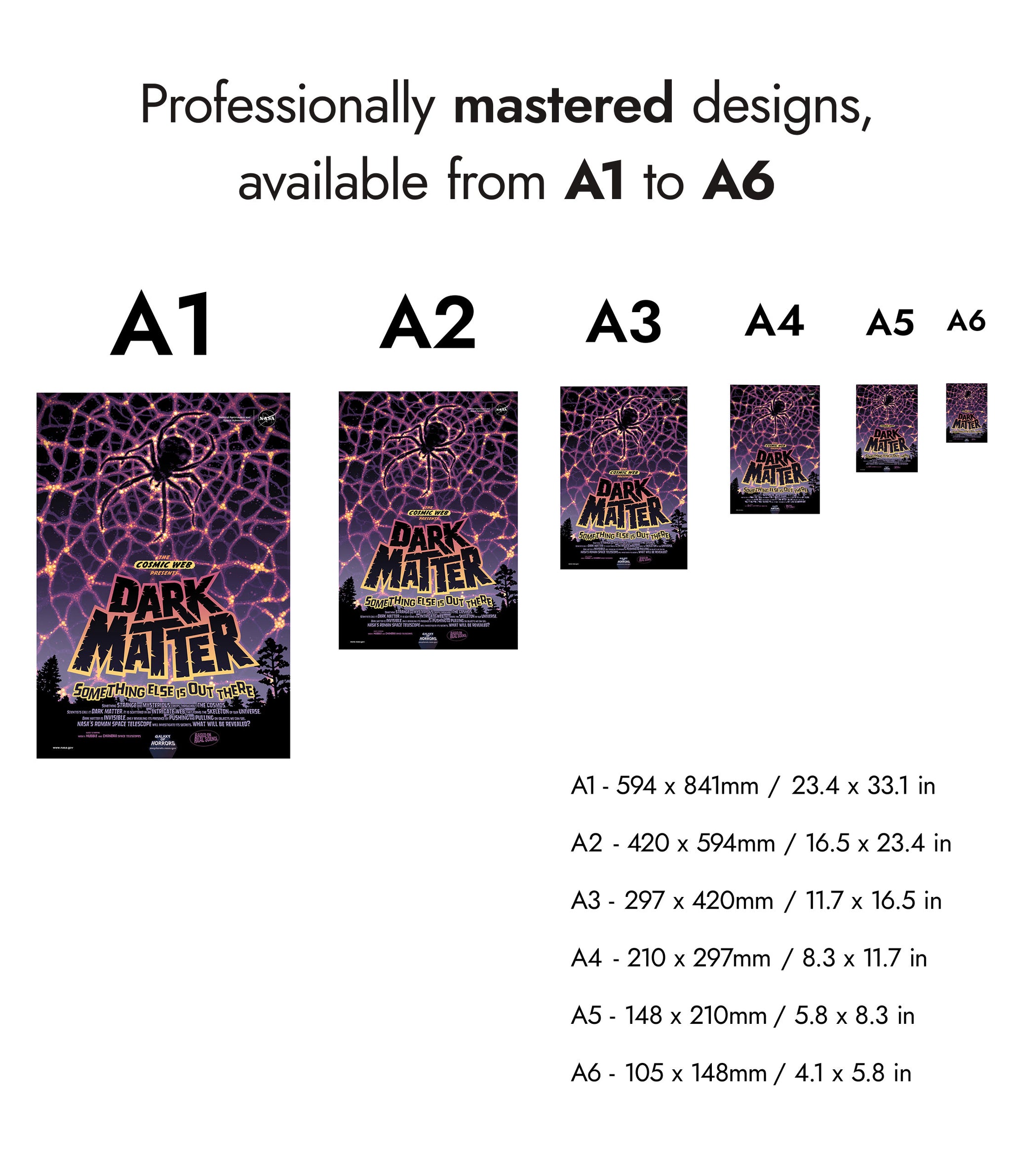 Dark Matter | Space | Framed Prints & Posters – Animato