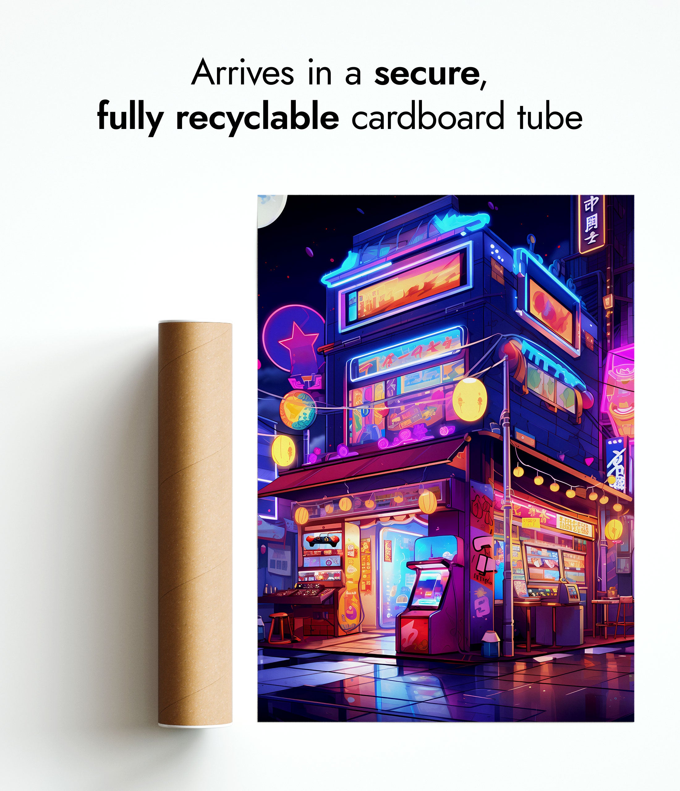 Arcade Facade 2 | Cartoon | Framed Prints & Posters – Animato