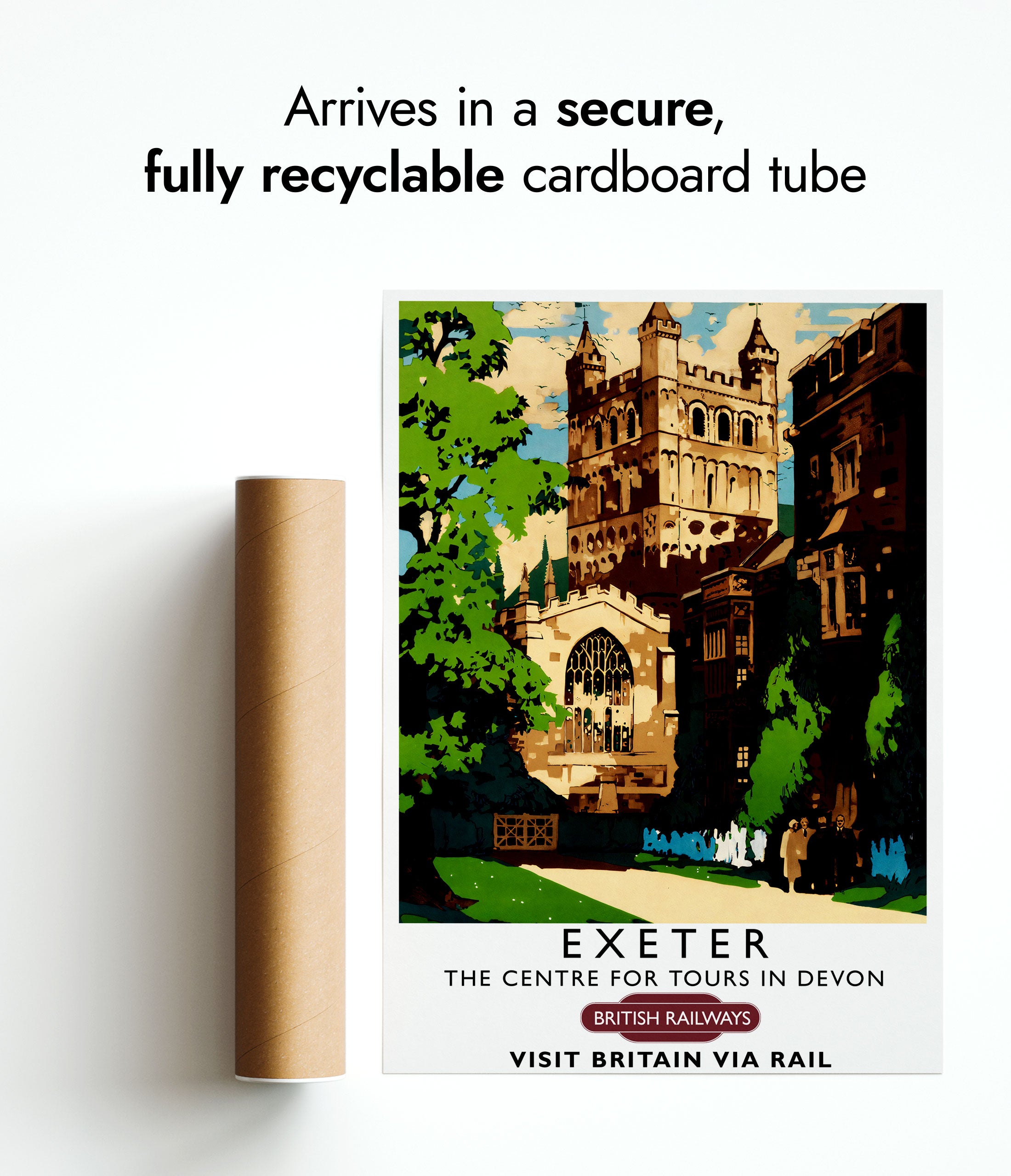 Exeter - British Railways | UK Travel | Framed Prints & Posters – Animato