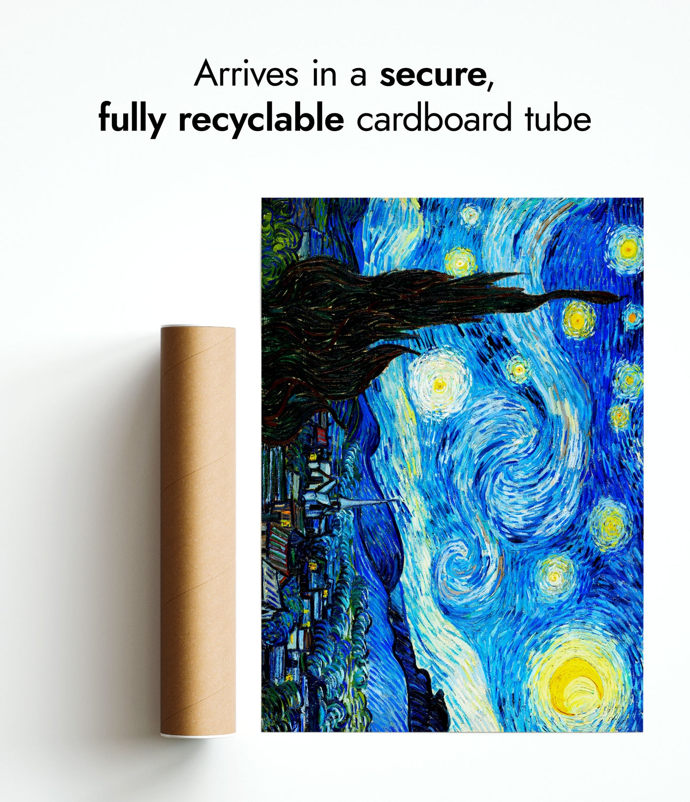 Starry Night - Vincent Van Gogh | Masterpieces | Framed Prints ...
