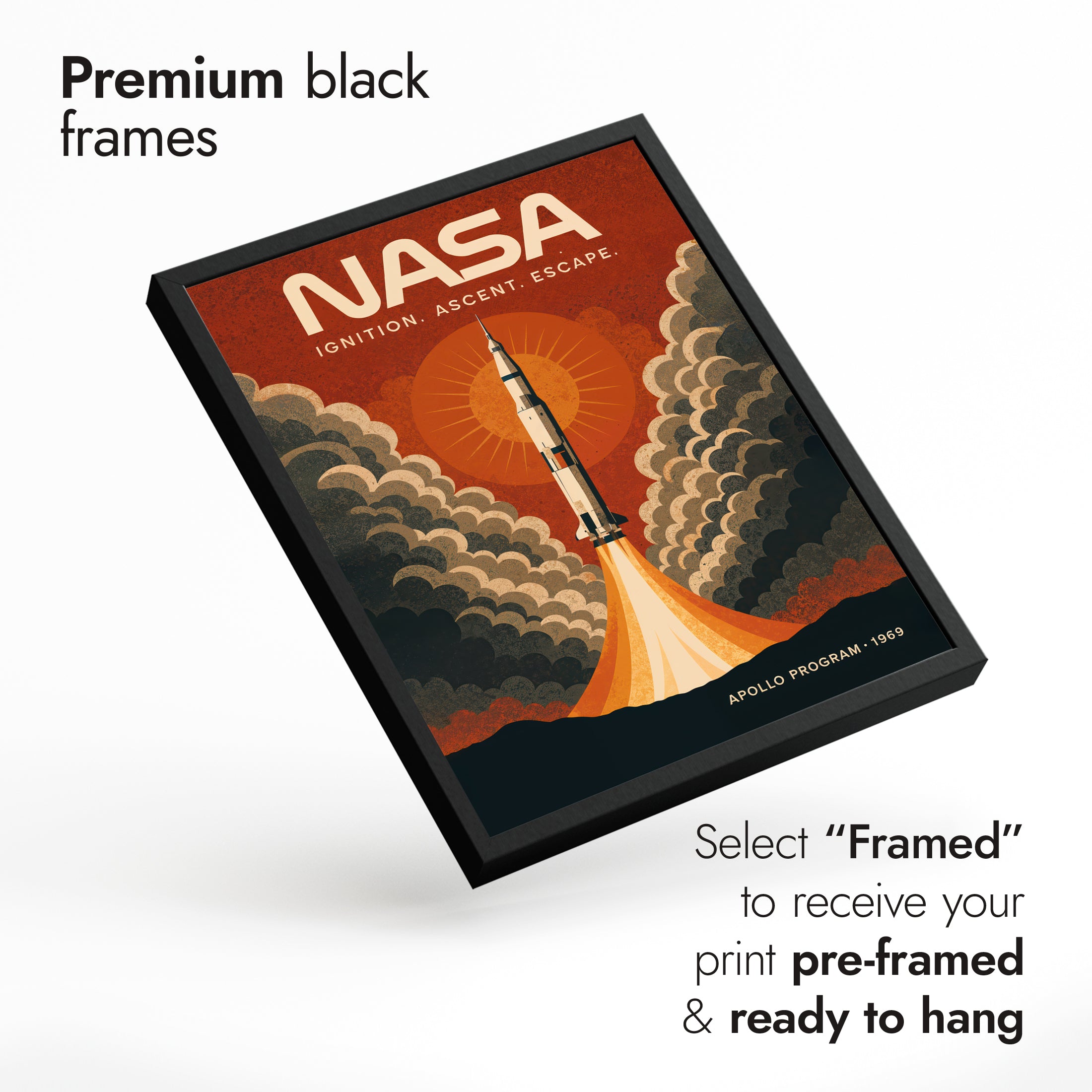 Classic Space Trio | Space | Framed Prints & Posters – Animato