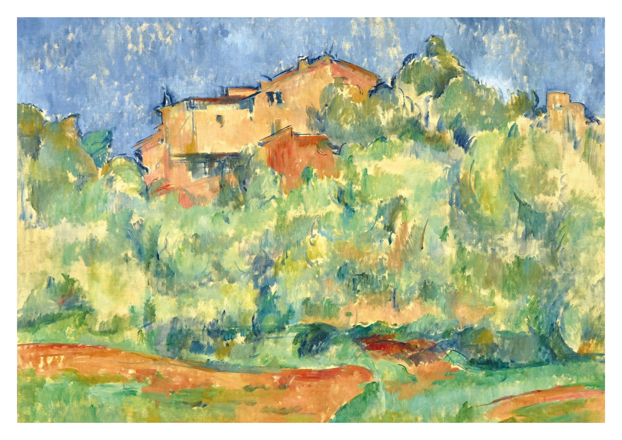 House and Dovecote at Bellevue - Paul Cézanne | Art | Framed Prints ...