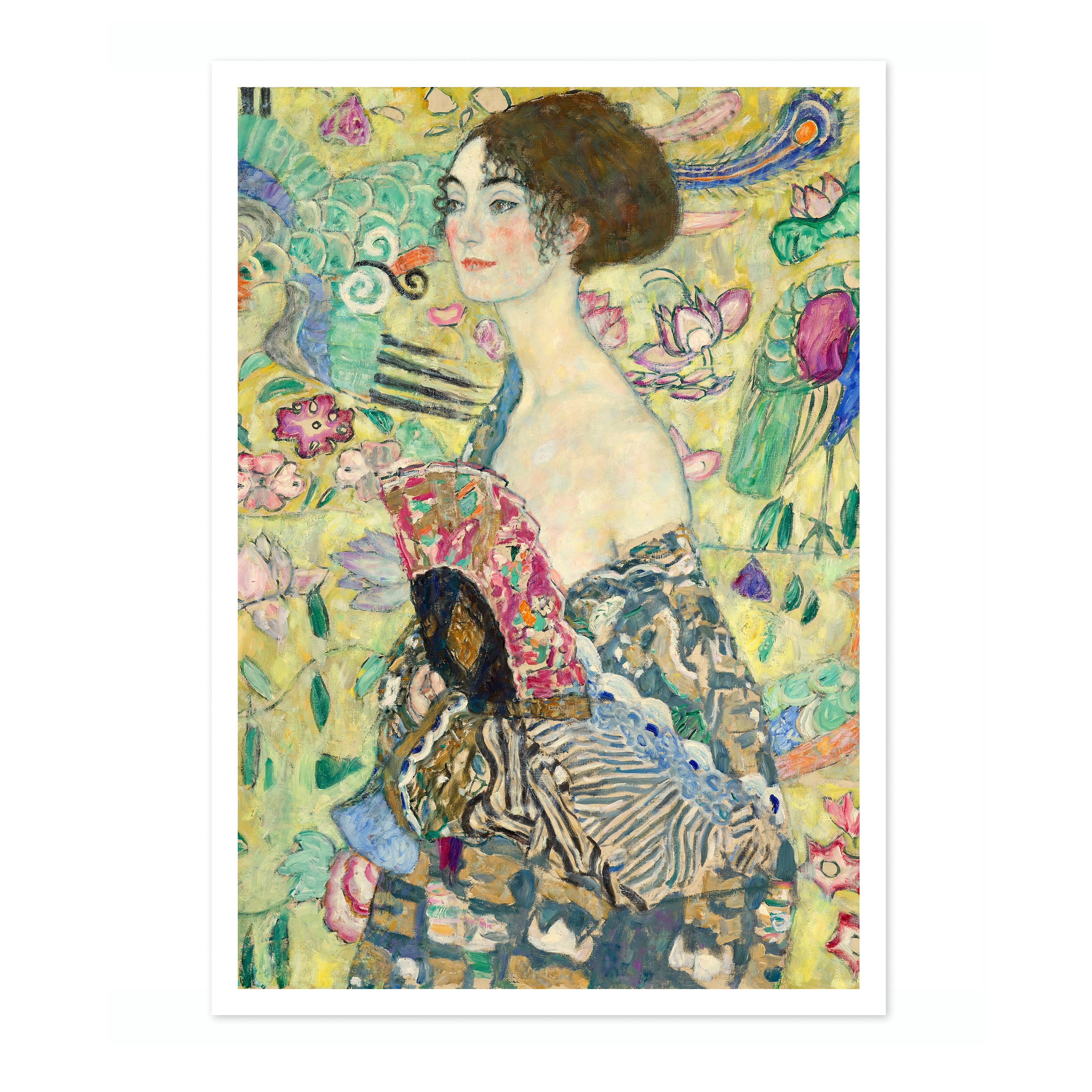 Lady with Fan - Gustav Klimt | Art | Framed Prints & Posters – Animato