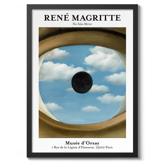 The False Mirror - René Magritte | Art | Framed Prints & Posters – Animato