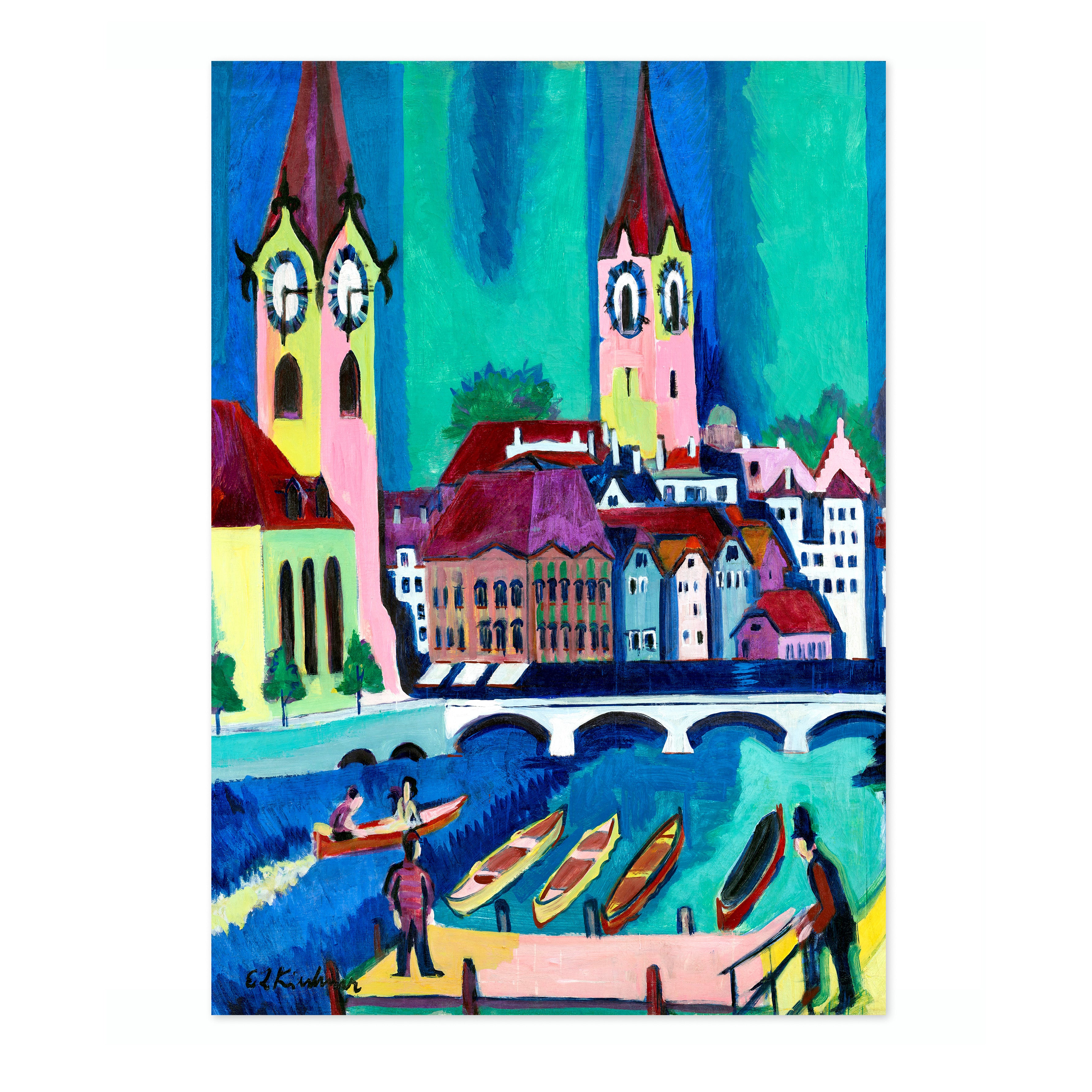 Zurich - Ernst Ludwig Kirchner | Masterpieces | Framed Prints & Posters ...