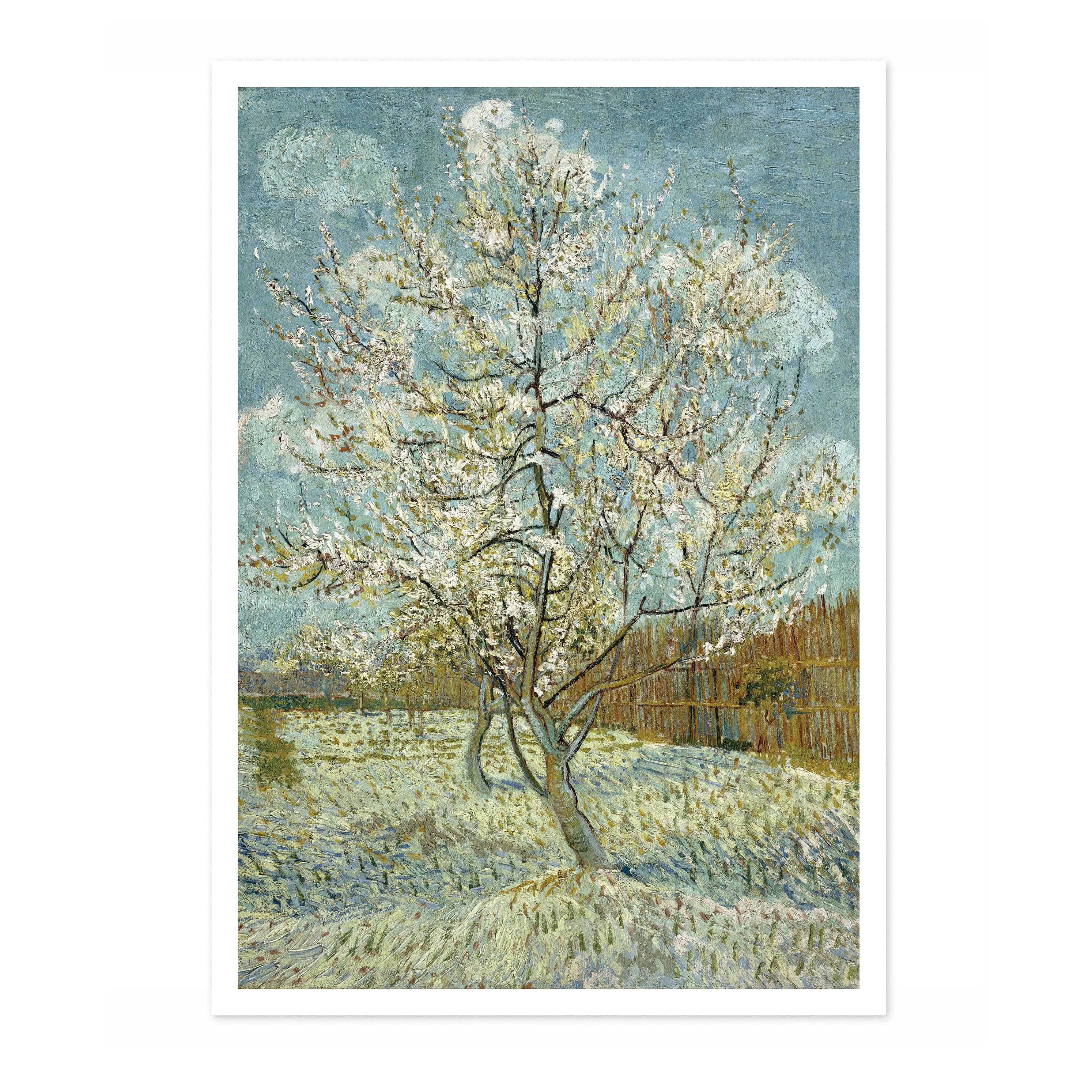 The Pink Peach Tree - Vincent van Gogh | Art | Framed Prints & Posters ...