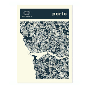 Porto - City Map | Travel | Framed Prints & Posters – Animato