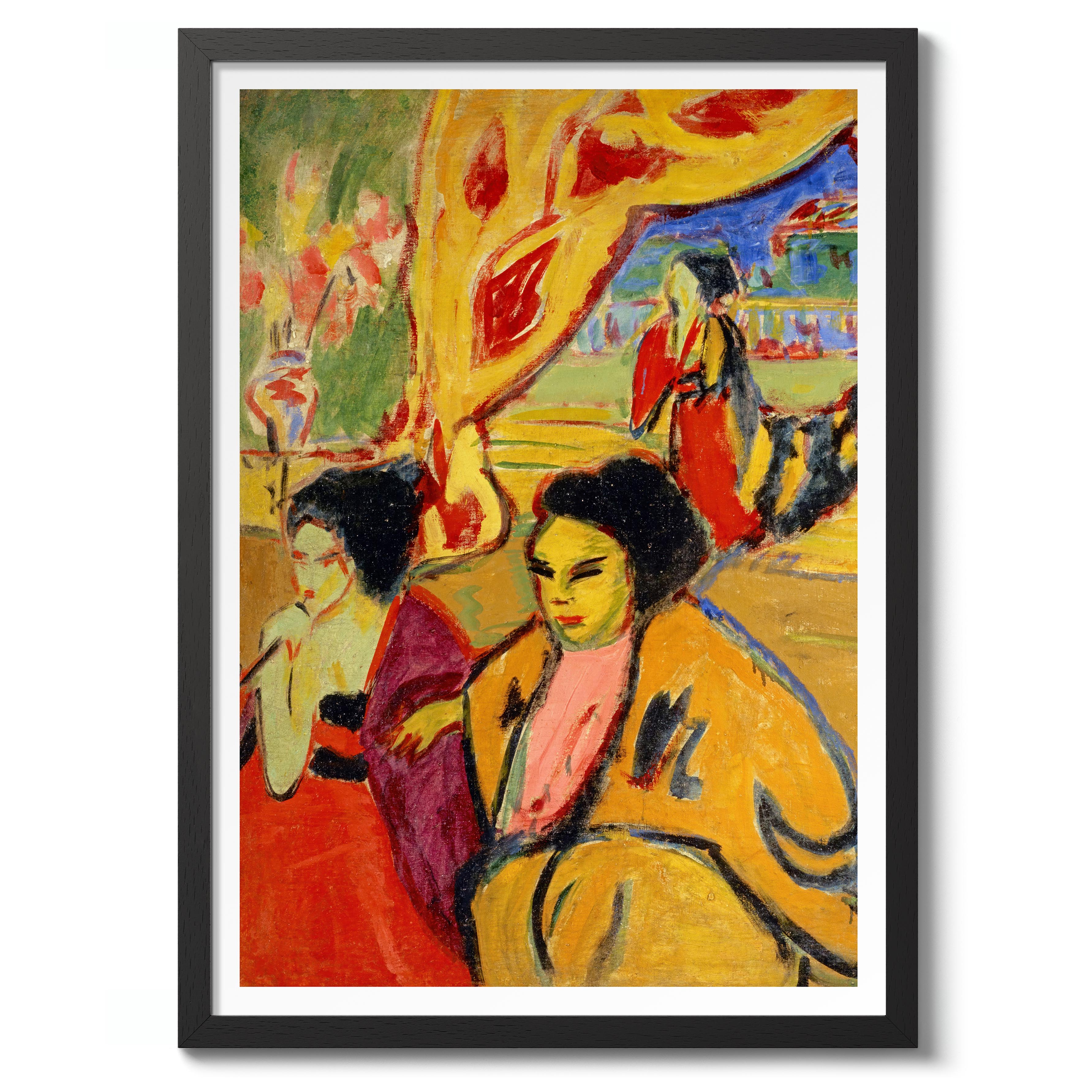 Japanese Theatre - Ernst Ludwig Kirchner | Art | Framed Prints ...