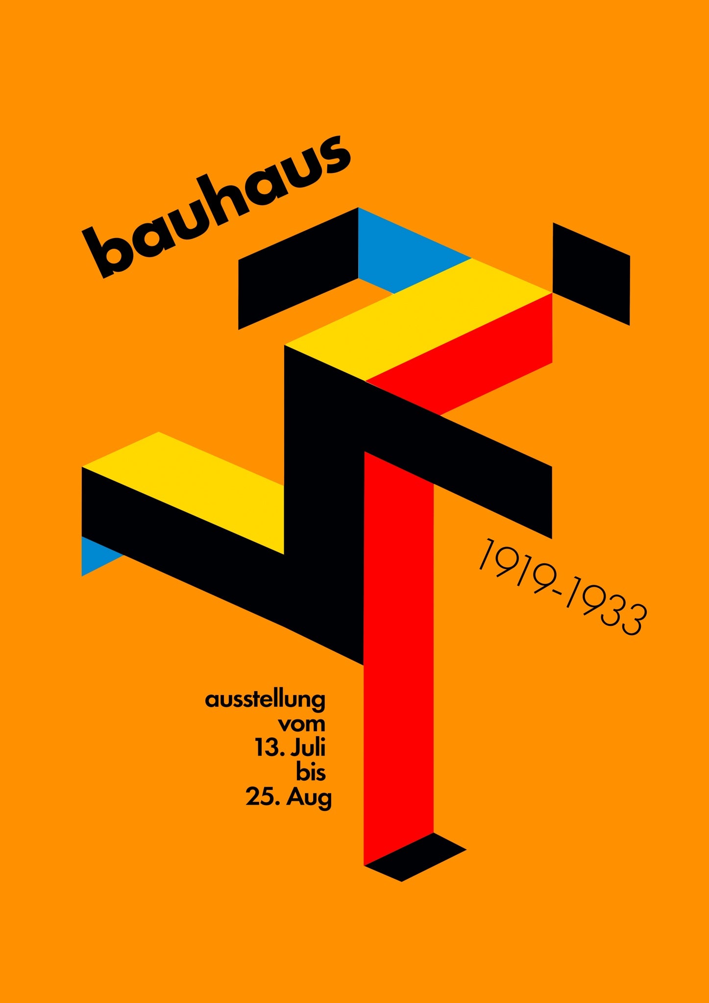 Running Man Orange - Bauhaus | Bauhaus | Framed Prints & Posters – Animato