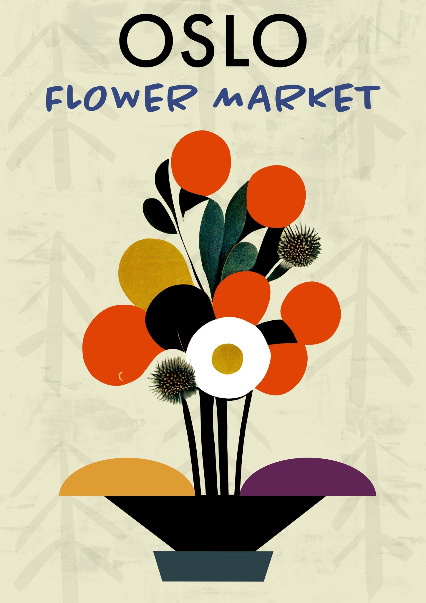 Oslo - Flower Market | Flower Market | Framed Prints & Posters – Animato