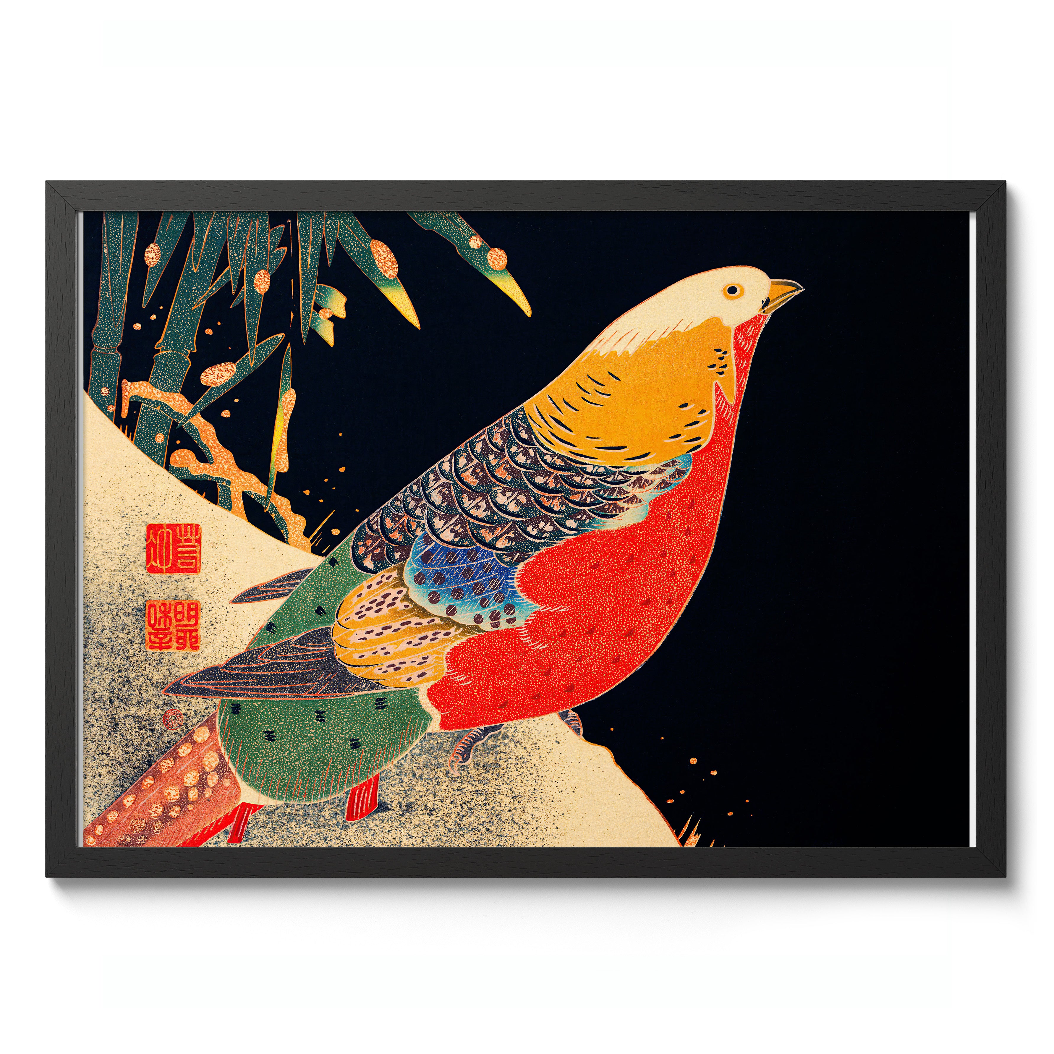 Golden Pheasant - Ito Jakuchu | Masterpieces | Framed Prints & Posters ...