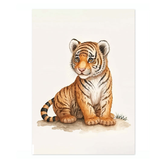 Tiger | Nursery | Framed Prints & Posters – Animato