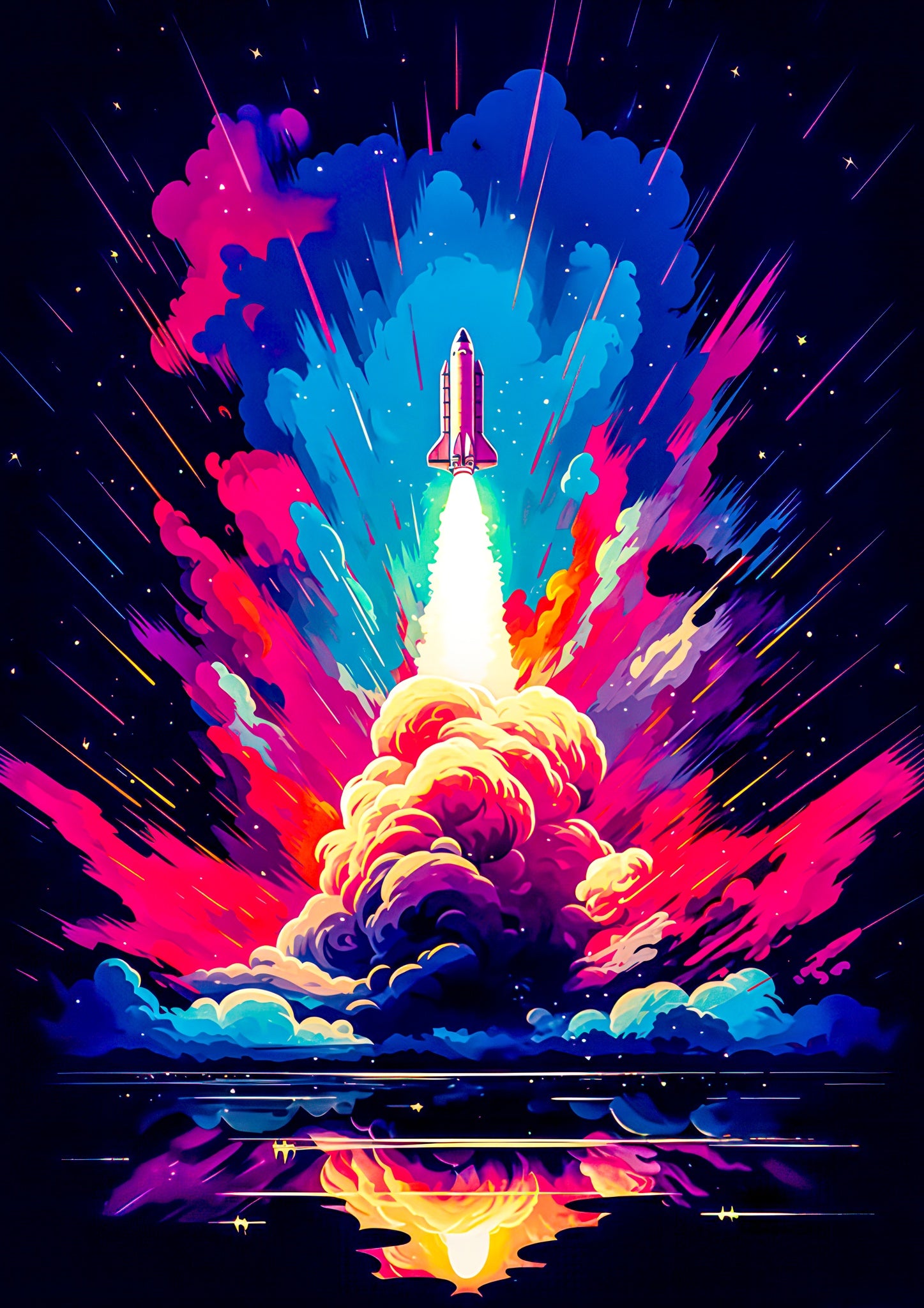 Spaceship | Space | Framed Prints & Posters – Animato