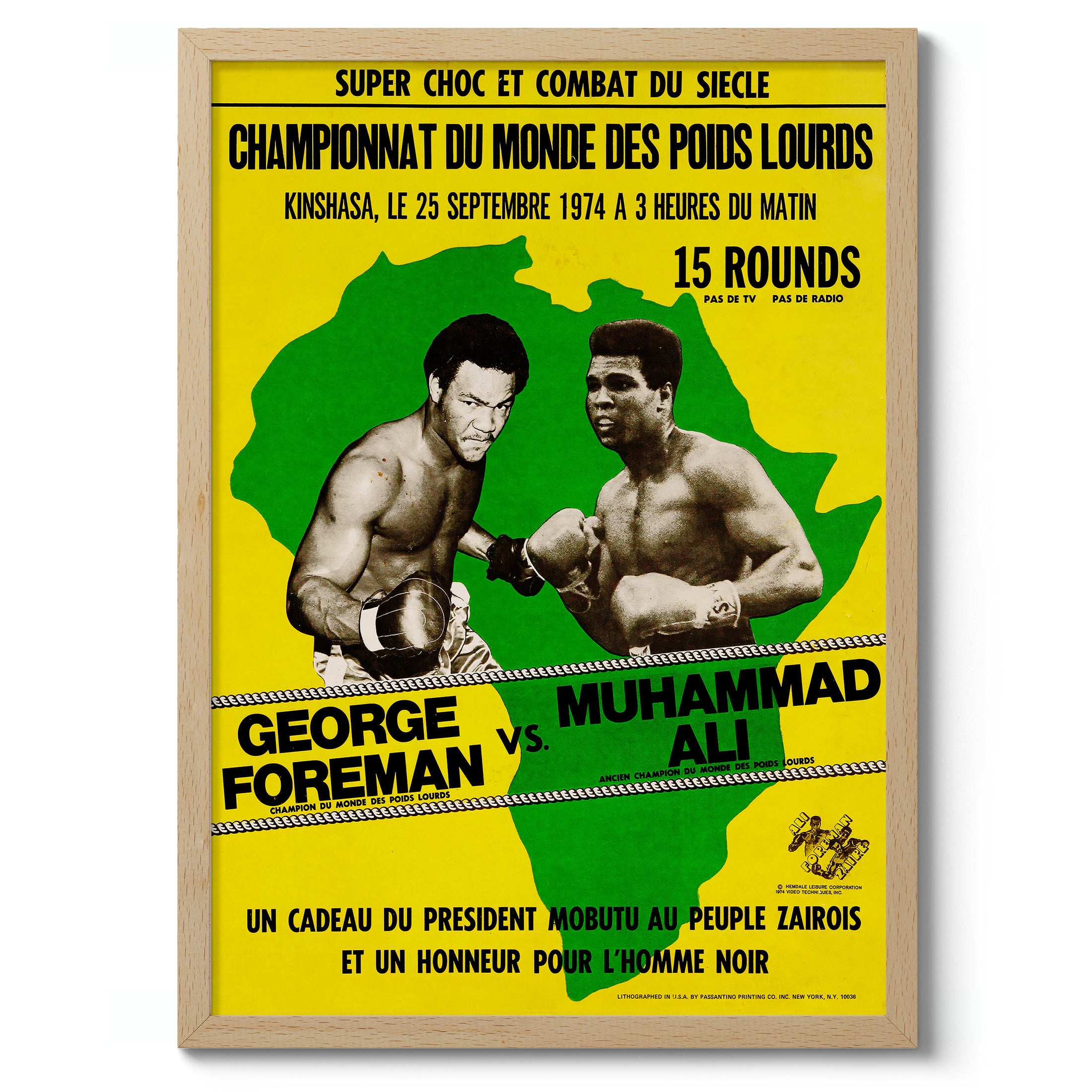 Ali vs Foreman - 1974 | Sports | Framed Prints & Posters – Animato