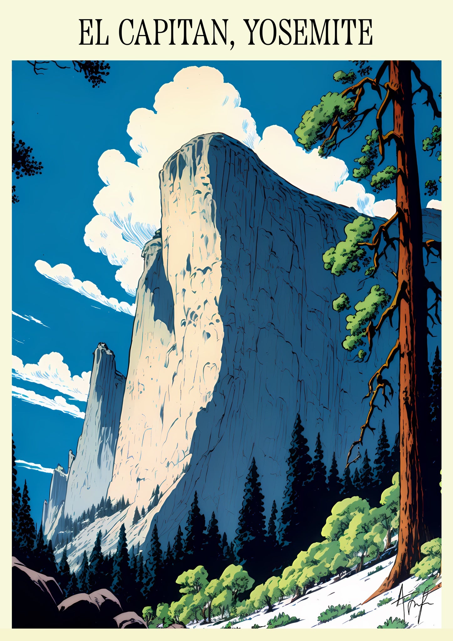 El Capitan, Yosemite - United States | Travel | Framed Prints & Posters ...