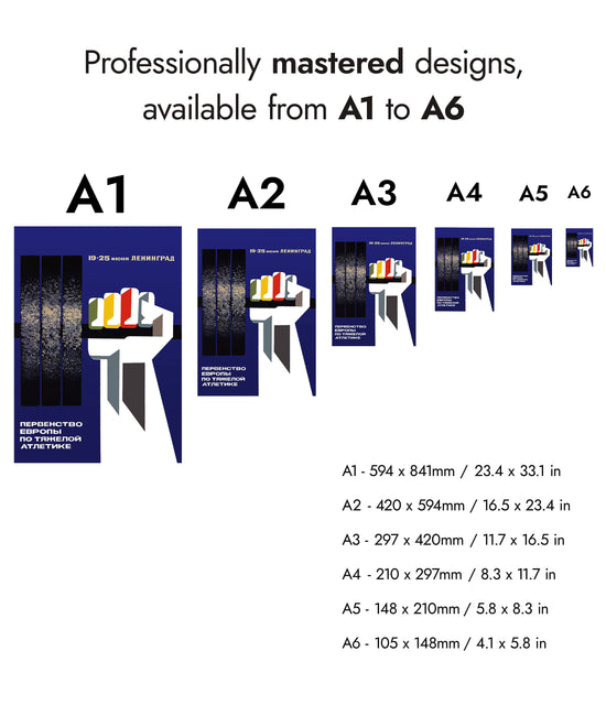 Soviet Weightlifting - 1979 | Sports | Framed Prints & Posters – Animato