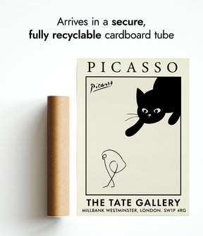 Cat & Bird - Pablo Picasso | Art | Framed Prints & Posters – Animato