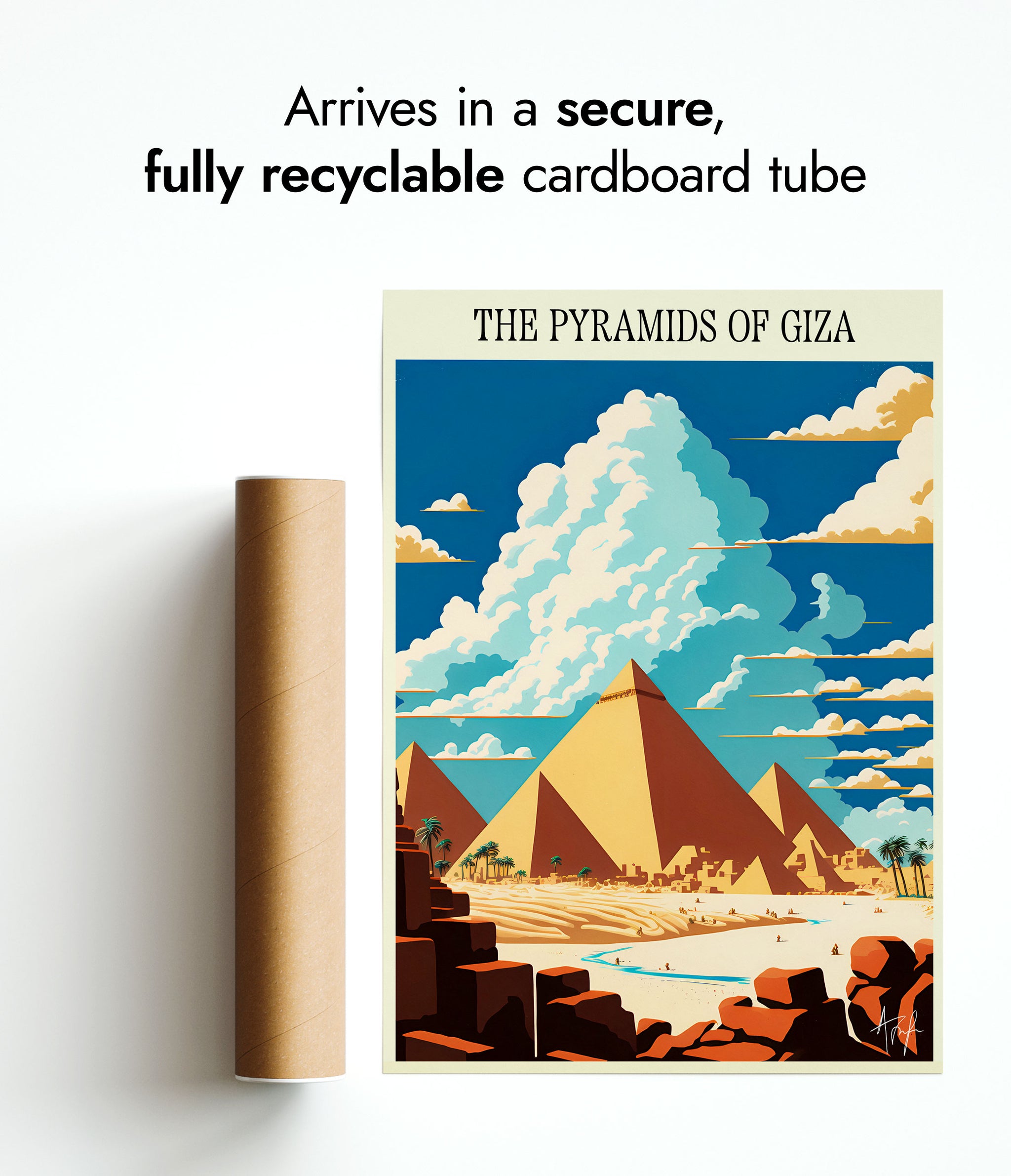 The Pyramids of Giza - Egypt | Travel | Framed Prints & Posters – Animato