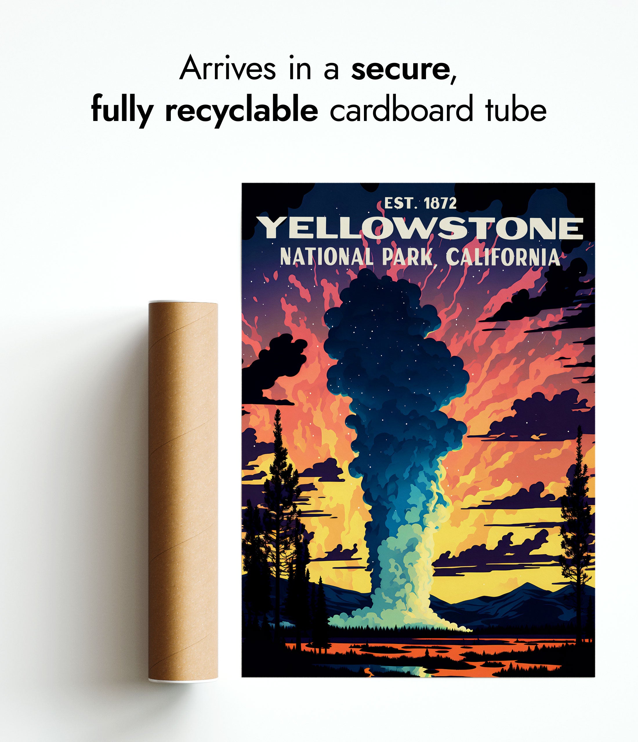 Yellowstone, California - National Parks | Travel | Framed Prints ...